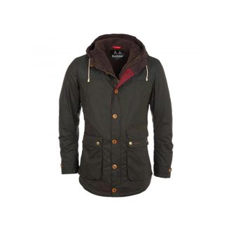 Barbour Gewachster Baumwollparka Spiel Olive - - Coats - Herren - Gr&uuml;n - M