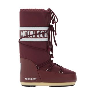 Moon Boot Icon Nylon Schneestiefel - - Shoes - Damen - Rot - 35 EU