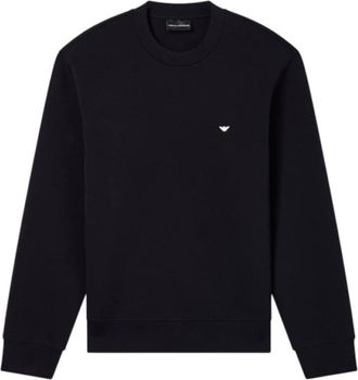 Emporio Armani Homme, Sweatshirts et sweats &agrave; capuche, Bleu, Taille: L Crewneck SweaT-shirt