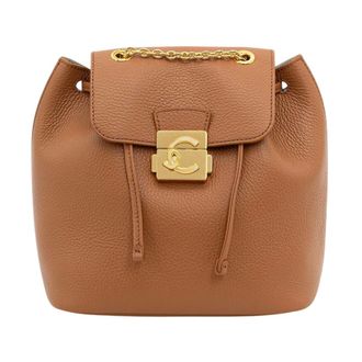 Coccinelle Sac &agrave; dos C-Me Lock - Femme - Sacs - Brun - Taille: ONE Size