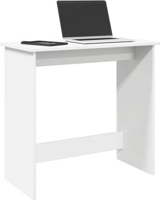 vidaXL Bureau Blanc 80x40x75 cm Bois ding&eacute;nierie Vidaxl