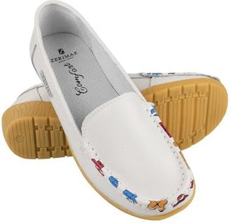 Zerimar Chaussures habillées Confortables pour Femmes - Mocassins Femmes en Cuir - Ballerines Femmes pour lété - Chaussures dété pour Femmes - Mocassins Femme
