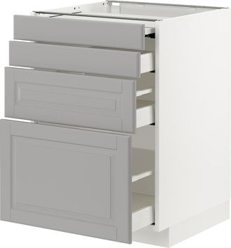 IKEA METOD / MAXIMERA Unterschr auszb Arbeitsfl/3 Schubl