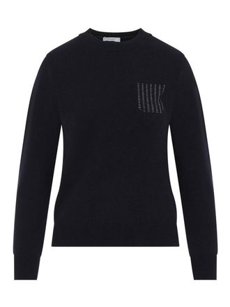 PESERICO Pull Col Rond - Bleu