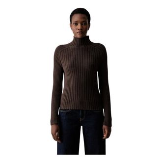 Marc O'Polo Pull &agrave; col roul&eacute; - Femme - Pulls - Brun - Taille: 36 FR