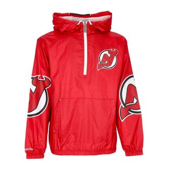 Mitchell & Ness New Jersey Devils Windbreaker Anorak - - Jackets - Herren - Rot - S