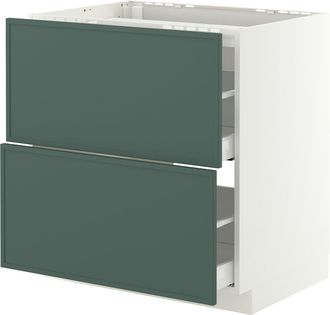IKEA METOD / MAXIMERA Unterschr.f. Kochf./2 Fronten/2Sch