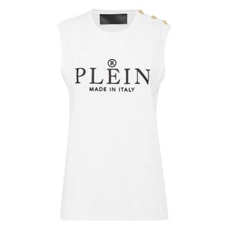 Philipp Plein Tank Top Iconic - - Tops - Damen - Wei&szlig; - 2XL
