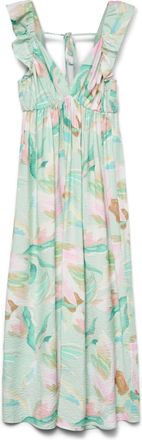 Vero Moda Vmjosie Sl Ankle Frill Dress WVN Ga