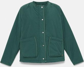 Timberland Strapazierf&auml;hige, wasserabweisende Steppjacke f&uuml;r Damen in Dunkelgr&uuml;n, Damen, Gr&uuml;n, Gr&ouml;&szlig;e