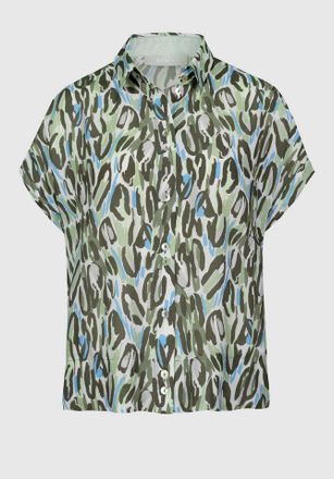 bianca Druckbluse SABEA in angesagtem Allover-Print in Trendfarbe