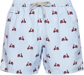 MC2 Saint Barth Homme, Maillots de bain, Bleu, Taille: M Lighting Swim Shorts