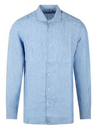 MC2 Saint Barth chemise en lin - Bleu