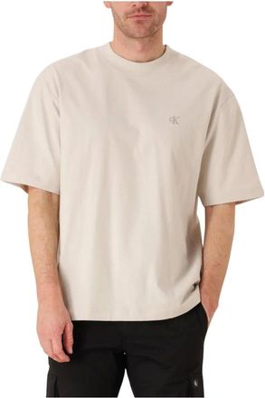 Calvin Klein Herren, Oberteile, Beige, SGr&ouml;&szlig;e