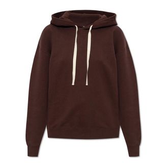 Jil Sander Femme, Sweatshirts et sweats à capuche, Brun, Taille: 36 FR Sweat à capuche