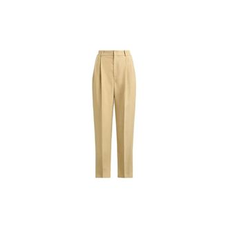 Polo Ralph Lauren Femme, Pantalons, Brun, Taille: 42 FR Tapered Pantalons