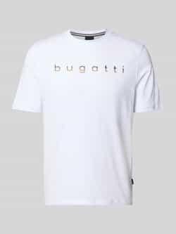 Bugatti T-Shirt mit Rundhalsausschnitt