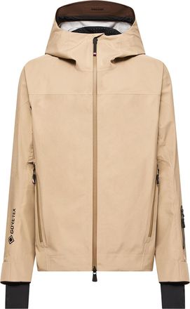 Moncler Moncler Veste De Ski Imperm&eacute;able &Agrave; Capuche Hinterburgs En Gore-tex, Homme, Beige, Taille: 1