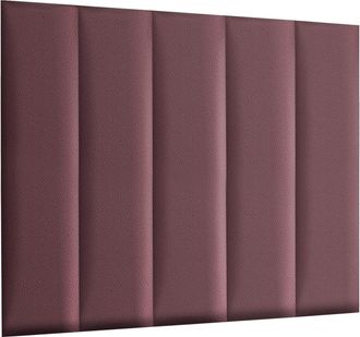 MG Design Polsterpaneel 30 x 120 cm in Rosa - 3D Wandkissen fürs Bettkopfteil & Wanddeko, ohne Bohren, geräuschmindernd, fein strukturiert, pflegeleicht & Abrie