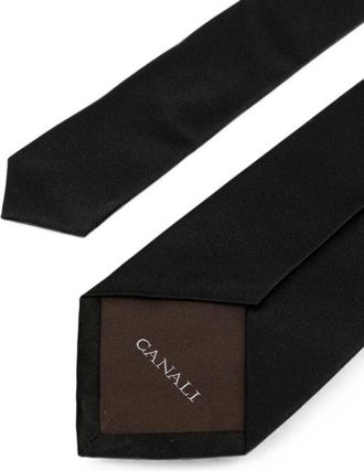 Canali Silk Bow Tie - Black