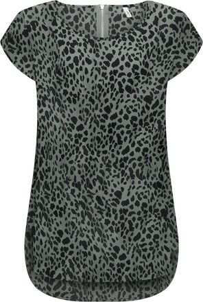 Only Damen Onlvic S/S AOP Top Noos WVN, Laurel Wreath, 34