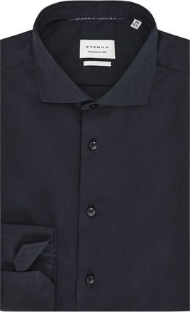 Eterna Unifarbenes Hemd aus Dynamic Cotton mit Kentkragen, Slim Fit in