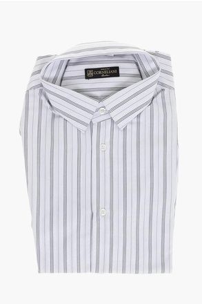 Corneliani Cotton Shirt with Balanced Stripe Motif size 41