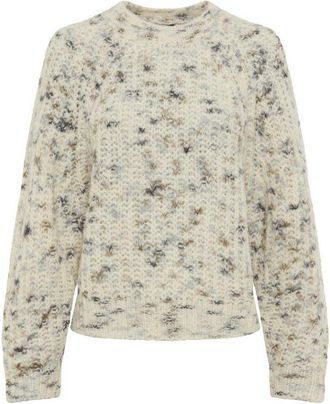 HUGO BOSS Strickpullover Fiambella Premium Damenmode Rundhalsausschnitt, mit Alpaka-Wolle
