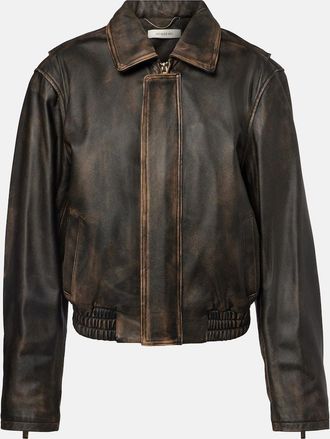Jacques Wei Veste en cuir