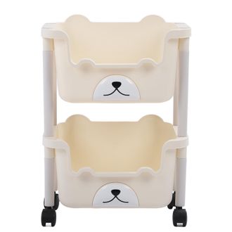 Generic Rollwagen, Aufbewahrungswagen mit Lenkrollen K&uuml;chenwagen Multifunktions Mobile Servierwagen mit hoher Kapazit&auml;t f&uuml;r Badezimmer K&uuml;che Klassenzimmer Eng