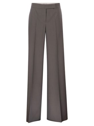 Max Mara Mxsserio Pantalon Large En Pure Laine