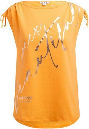 soccx Rundhalsshirt mit Ausbrenner-Effekten