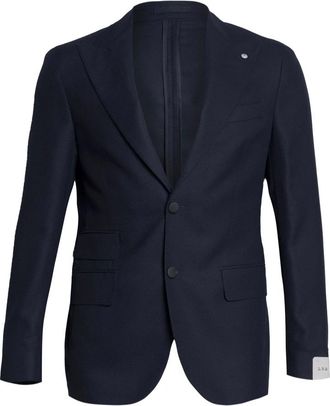 L.B.M. 1911 L.b.m. 1911, Homme, Vestes, Bleu, Taille: L Veste crois&eacute;e non doubl&eacute;e