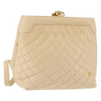 Bally Sac bandouli&egrave;re en cuir Pre-owned - Femme - Pre-owned - Beige - Taille: ONE Size