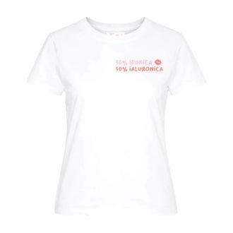 MC2 Saint Barth Femme, Tops, Blanc, Taille: 36 FR T-shirt Emilie en coton