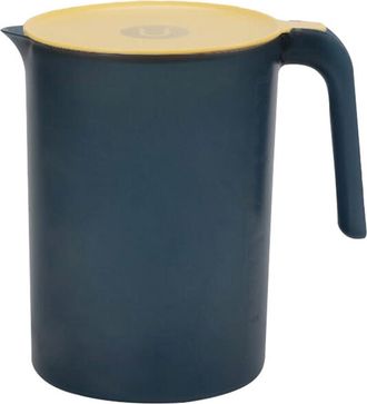 UPKOCH Kunststoff Wasserkrug 2.5L Mit Deckel, HitzebestäNdig, GroßE ÖFfnung Zum NachfüLlen, Tragbarer GeträNkekrug FüR Abendessen, Picknicks Und Partys