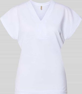 Soyaconcept T-Shirt mit V-Ausschnitt Modell DERBY