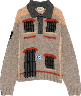 J.W.Anderson Femme, Pulls, Multicolore, Taille: 38 FR Maille ras du cou