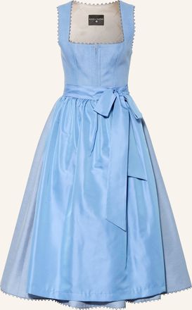 Kinga Mathe Kinga Mathe Dirndl M&uuml;nchen Mit Leinen blau