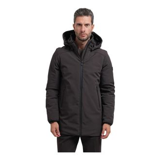 Yes-Zee Parka mit Kapuze - - Jackets - Herren - Braun - 2XL