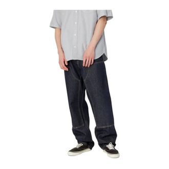 Carhartt Work in Progress Double Knee Pant Rinsed - - Jeans - Herren - Blau - W31 L32