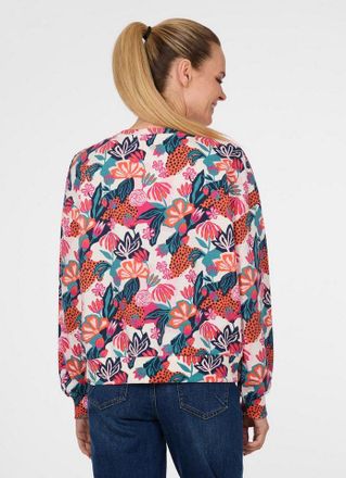 Ragwear Sweatshirt WUSS PRINT mit bedruckter Optik, im casual Stil, aus Baumwolle und Polyester