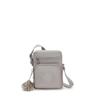 Kipling GUNNE Kleine Umhängetasche, Grey Gris (Grau)