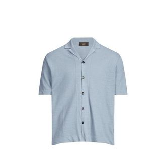 Slowear Chemise &agrave; manches courtes en lin et coton