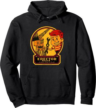 Meccano Erector Eine bessere Art, Modellautos im Retro-Stil zu Bauen Pullover Hoodie