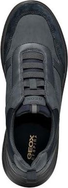 Geox U Portello B, Baskets pour Homme, Bleu Marine, 46 EU