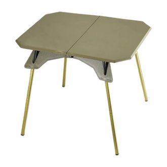 Generico Reisetisch f&uuml;r den Au&szlig;enbereich, klappbarer Picknicktisch, klein, tragbar, h&ouml;henverstellbar, abnehmbare Beine, dekorativer klappbarer St&auml;nder, Terrass