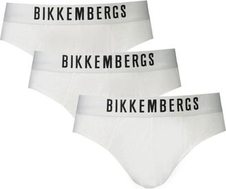 Dirk Bikkembergs Wei&szlig;e Baumwollunterw&auml;sche- 3er-Pack- Elastischer Bund - - Underwear - Herren - Wei&szlig; - L