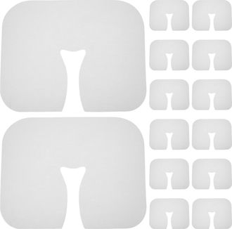 Cabilock 600 St&uuml;ck Einweg Gesichtskissenbez&uuml;ge aus Strapazierf&auml;higem Vliesstoff Hautfreundlich und Komfortabel Geeignet f&uuml;r Massageliegen Kopfst&uuml;tze Spa und Sa