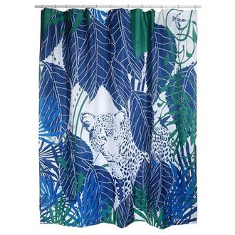 MSV Vorhang aus Polyester, Wald, 180 x 200 cm